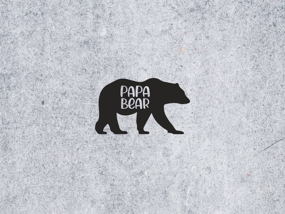 Papa Bear Svg, Cool Bear Svg, Father's Day Bear Svg, Best Father ...