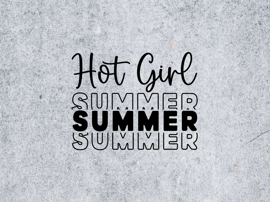Hot Girl Summer Svg Png Summer Time Beach Life Svg Retro Summer Svg Vacation Shirt Svg 