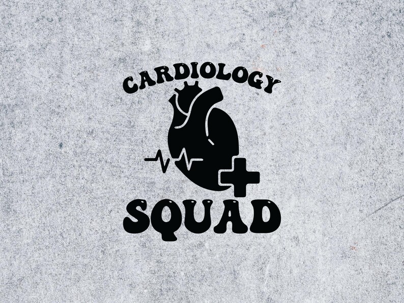 Cardiology Squad Svg, Cardiac Nurse Svg Png, Cardiologist Svg, Cardiac ...