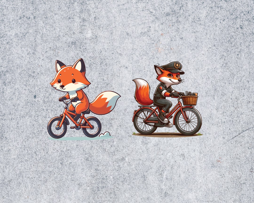 Cycling Fox Svg, Fox Svg, Fox Png, Baby Fox Svg, Cute Fox Svg, Fox ...