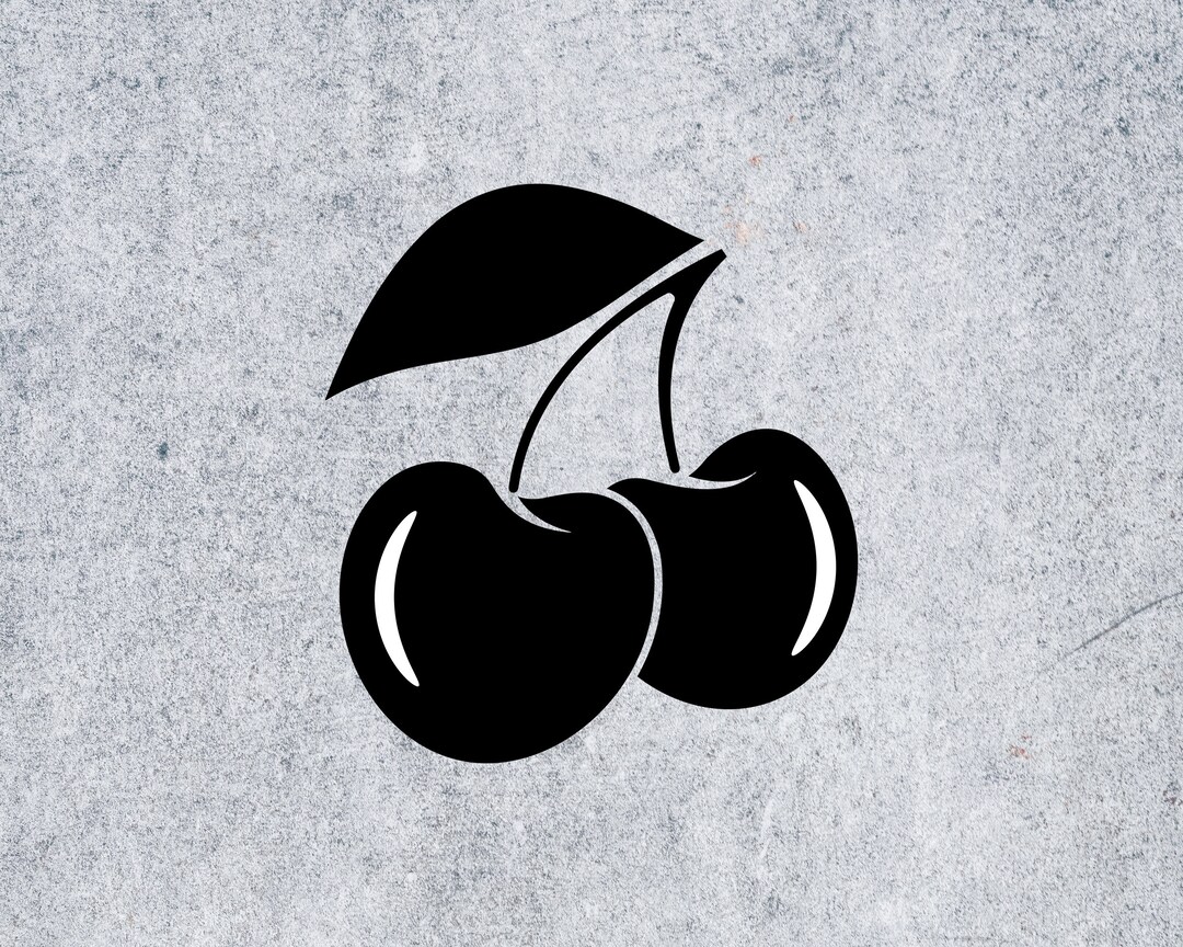 Cherry Svg, Cherries Svg, Cherry Cut File, Fruit Clipart, Svg, Summer ...