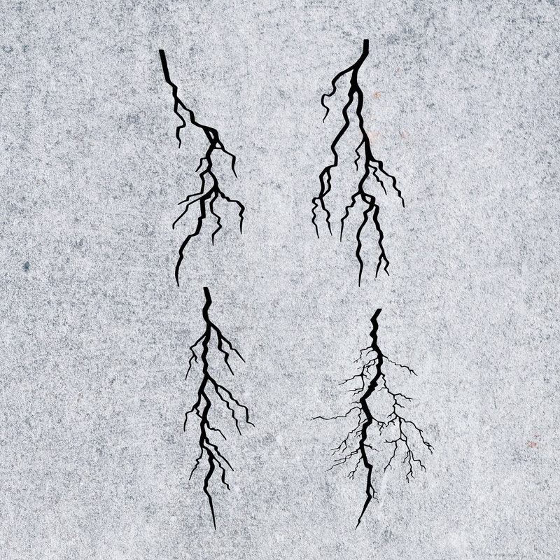Lightning Svg - Etsy
