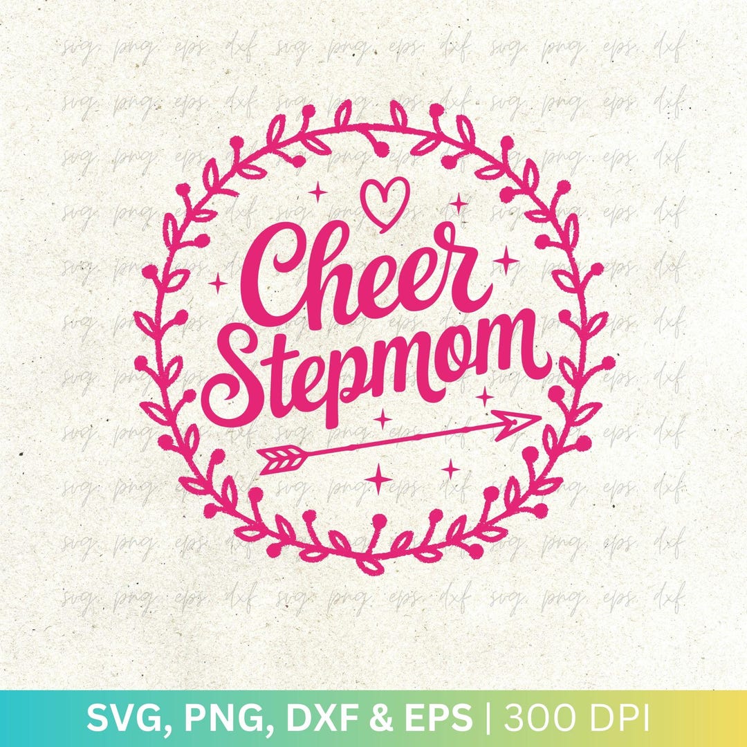 Cheer Stepmom Shirt, Step Mom Shirt for Women, Bonus Mom Gift Shirt ...