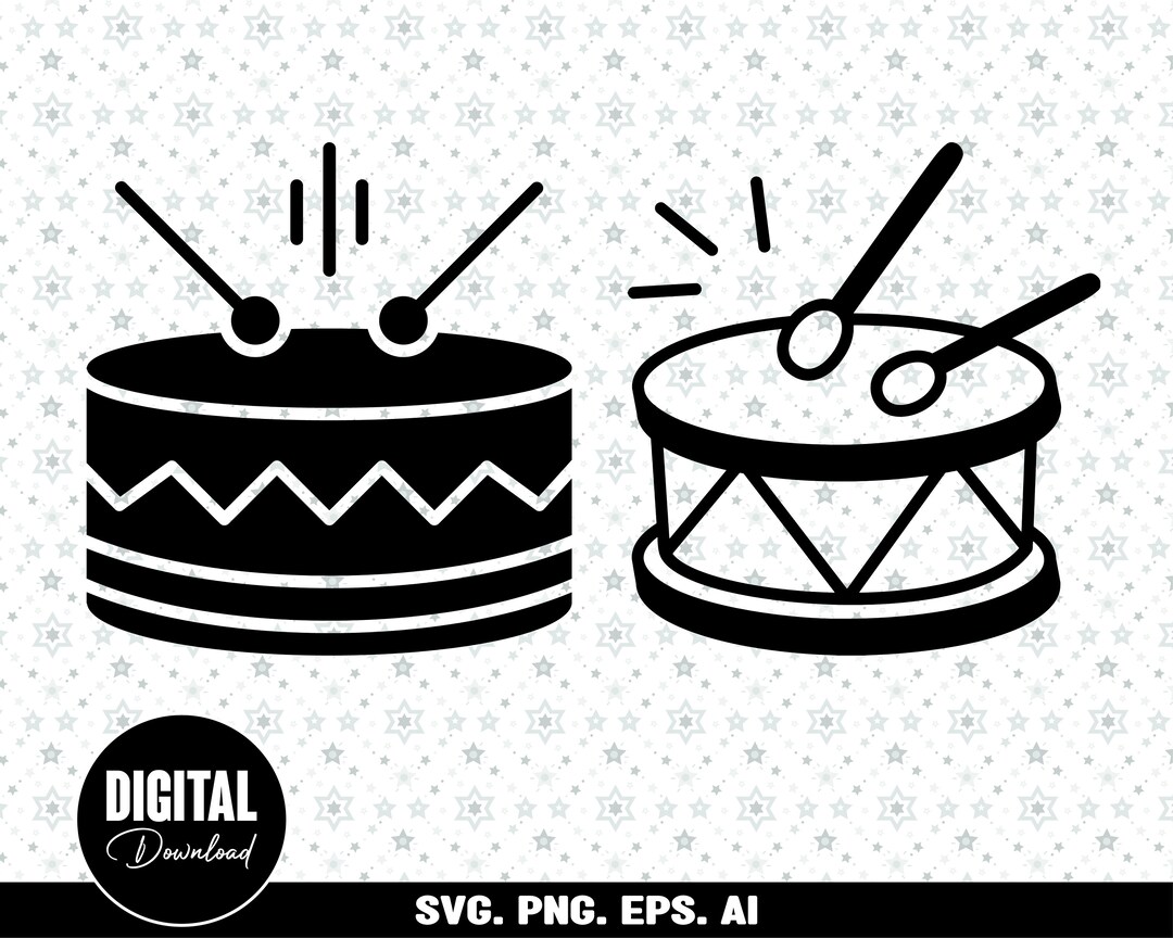 Drum Svg, Drummer Svg, Drum Clipart, Svg, Png, Musical Notes Svg ...