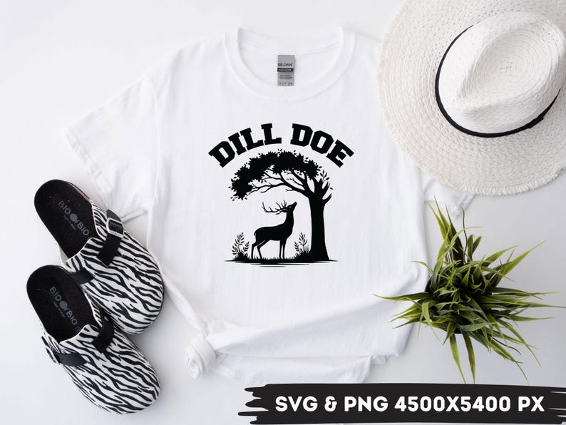 Dill Doe Svg, Bucks Svg, Deer Hunting Svg Png, Whitetail Deer Svg, Deer ...