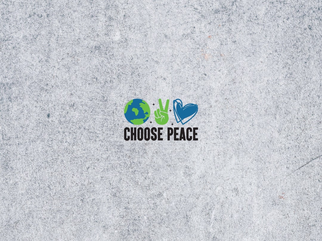 Choose Peace SVG PNG, Peace Sign Svg, Peace Support Svg, I Choose Peace ...