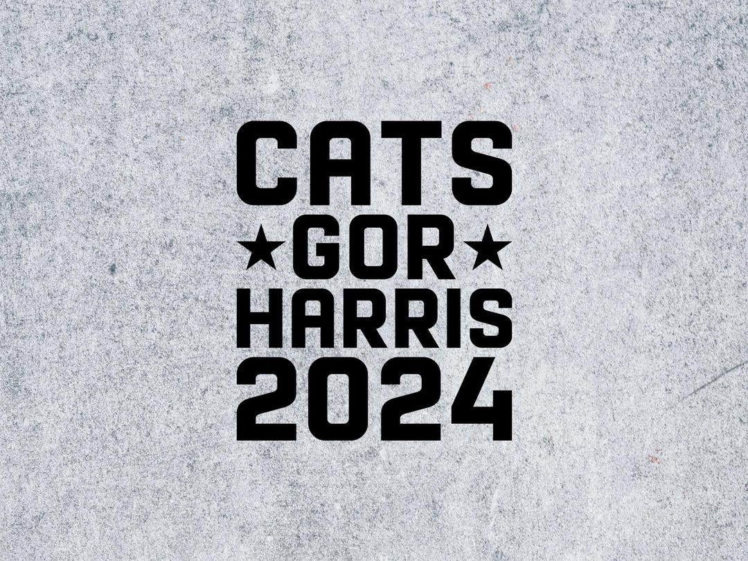 Cats for Kamala Svg, Kamala Harris Svg Png, Kamala Harris 2024, Kamala ...