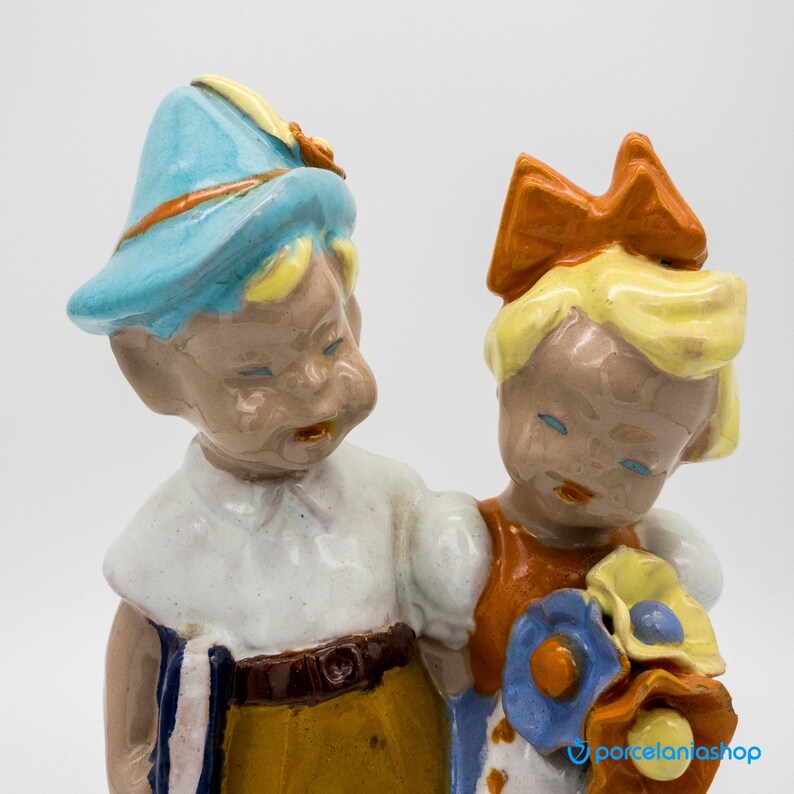 Going to School, Very Rare Art Deco Komlos Brothers Figurine - Etsy