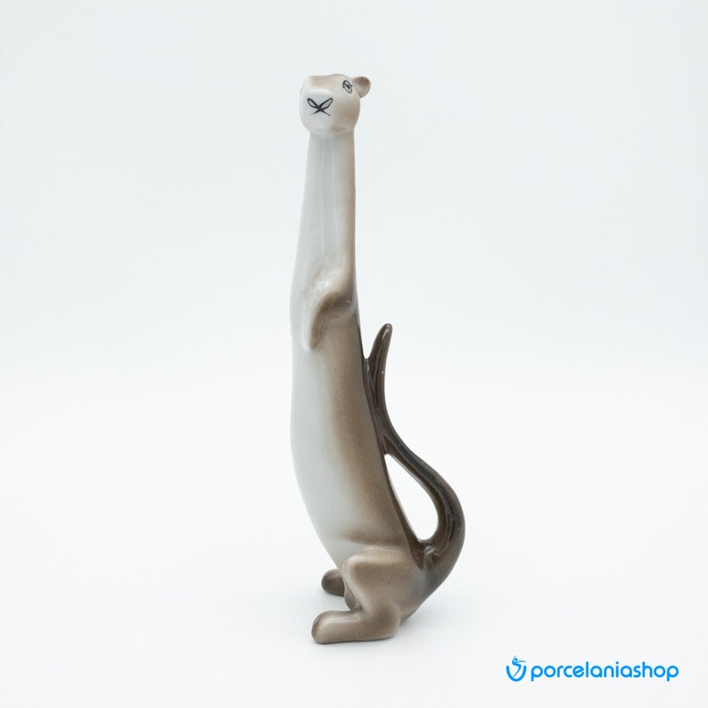 Weasel, Rare Vintage Hollohaza Porcelain Figurine - Etsy