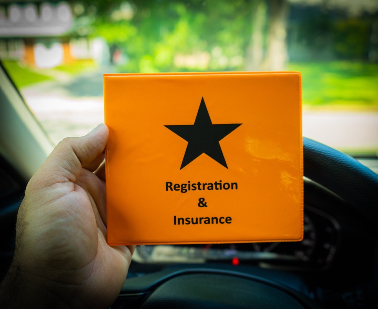 Car Registration & Insurance Card Holder - Etsy