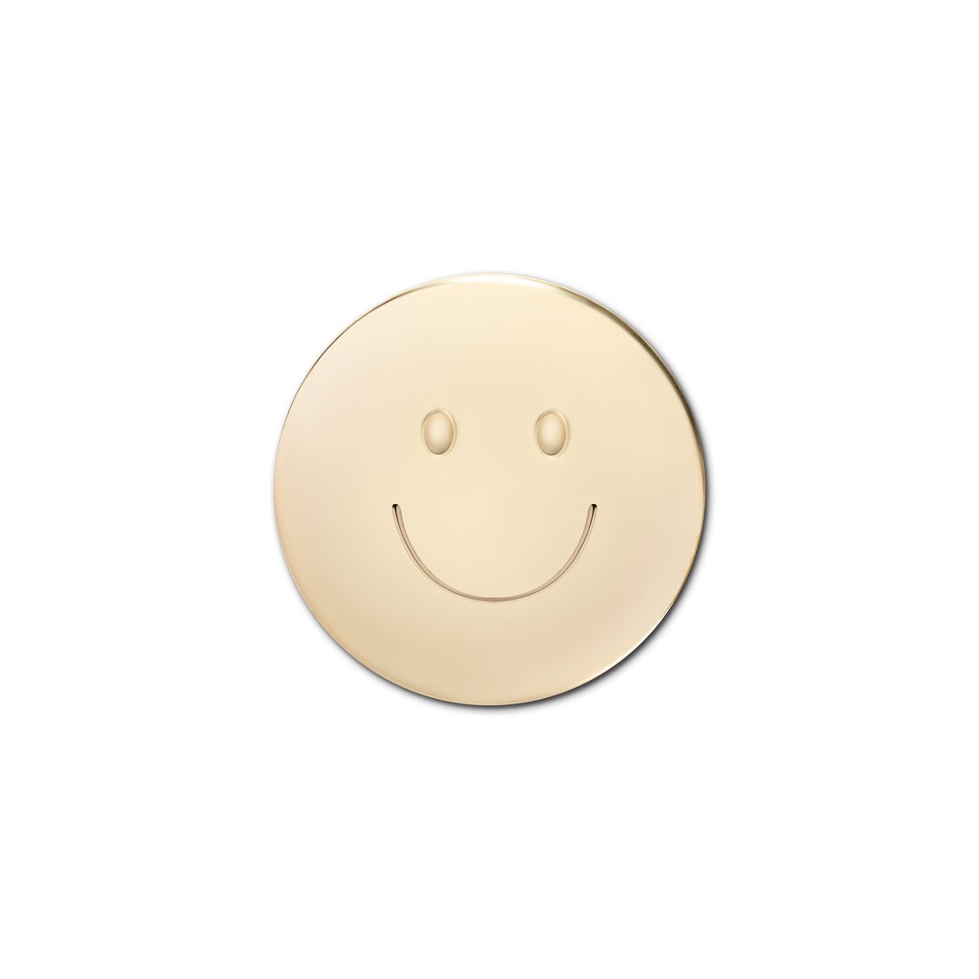 Golden Happy Face Collectible Pin, Golden Pin, Gift for Teacher, Gift ...