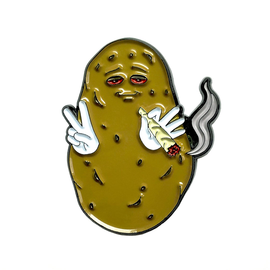 Baked Potatoes Collectible Enamel Pin, Colourful Enamel Pin, Gift for ...
