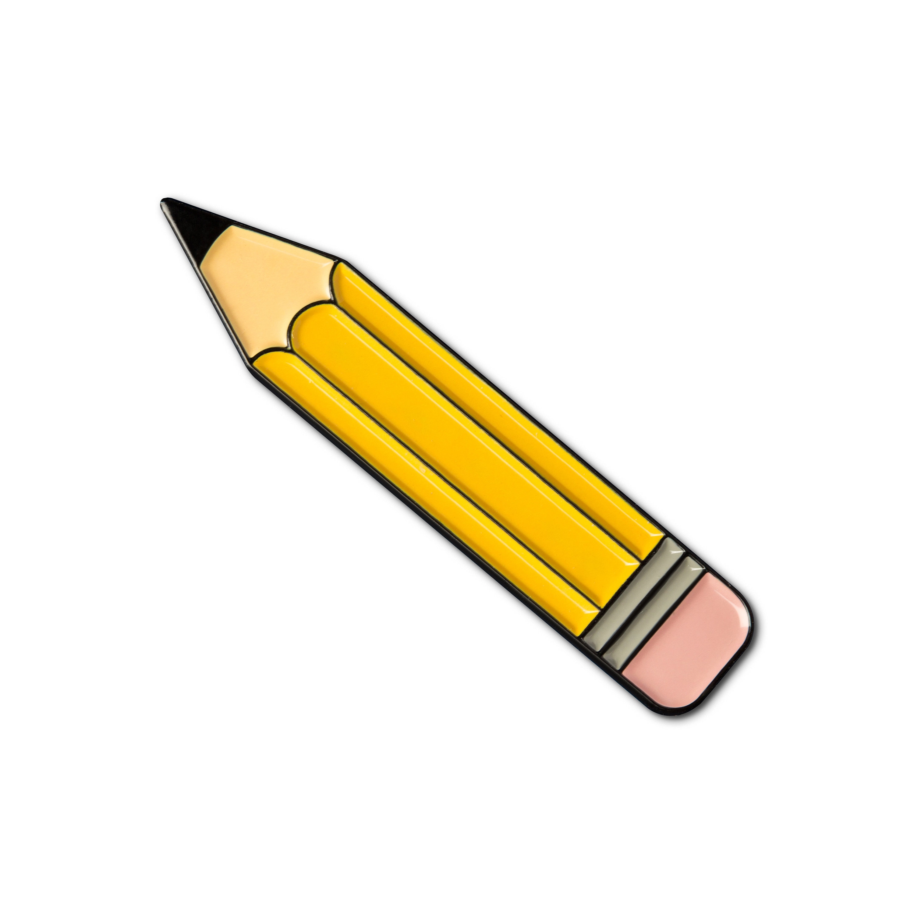 Pencil Collectible Enamel Pin, Colourful Enamel Pin, Gift for Teacher ...