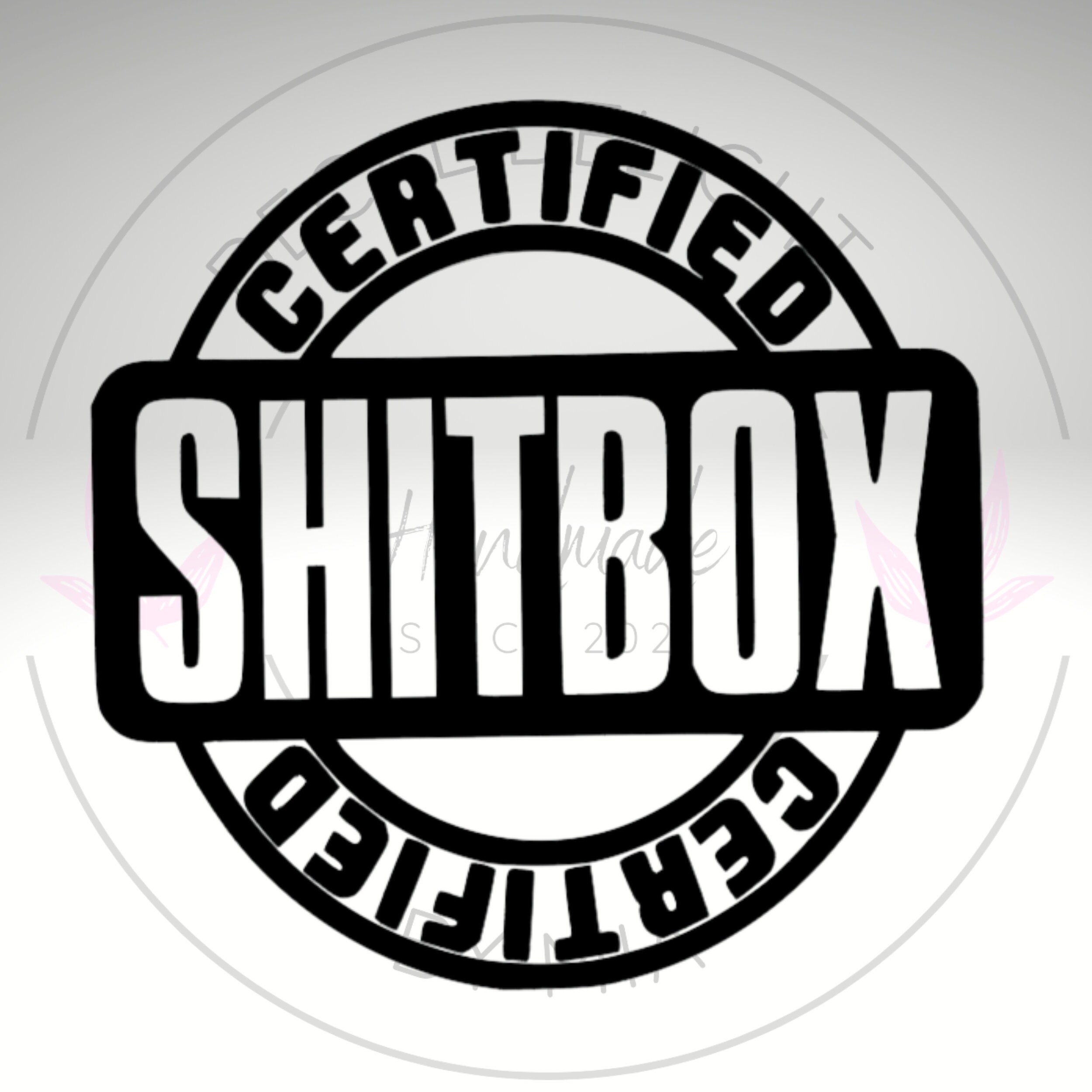 Certified Shitbox Bumper Sticker - Etsy