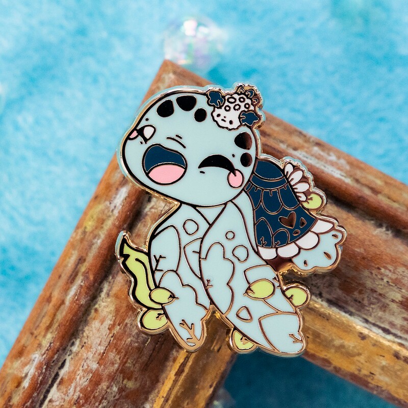 Turtle Enamel Pin - Etsy
