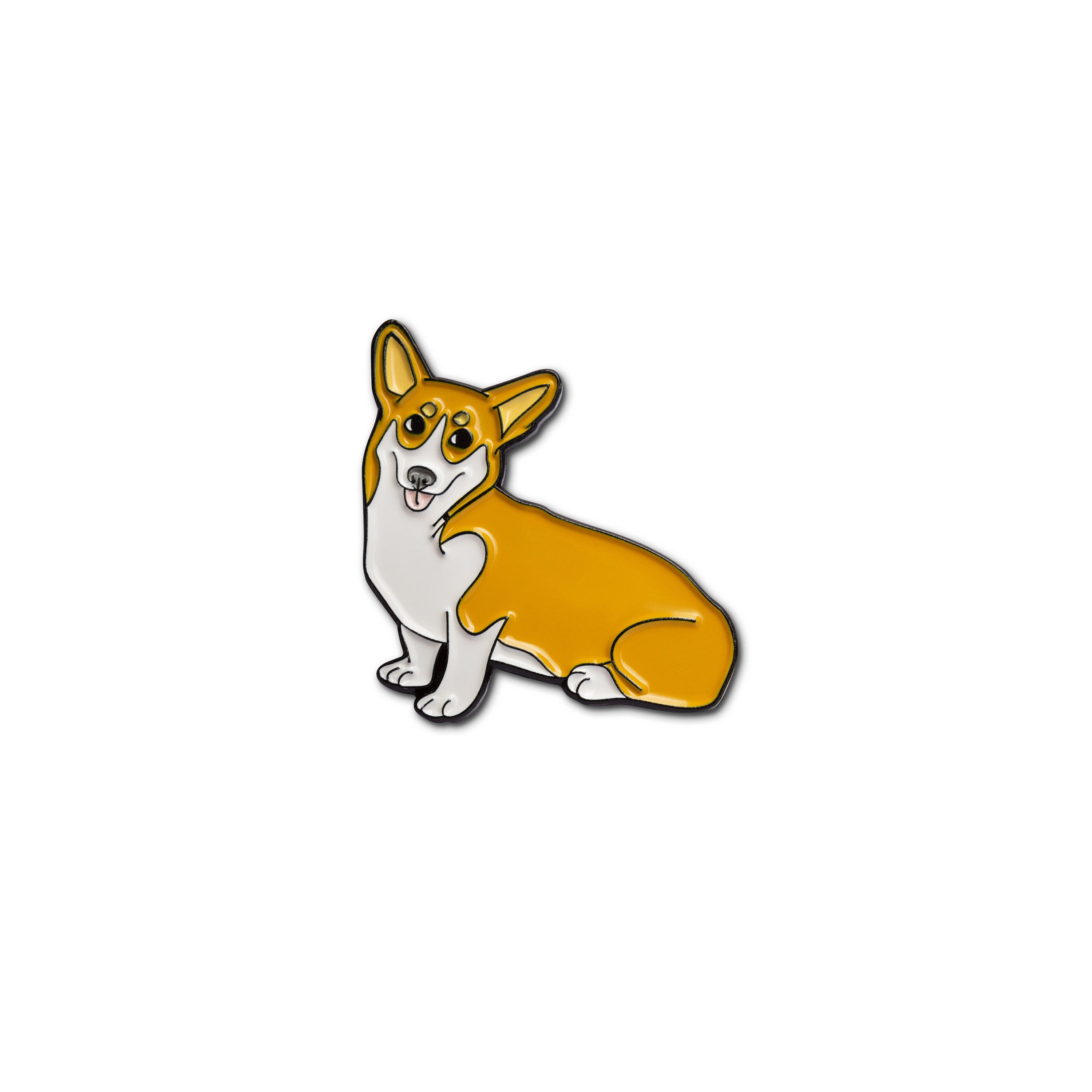 Cute Corgi Collectible Enamel Pin, Colourful Enamel Pin, Gift for Him ...