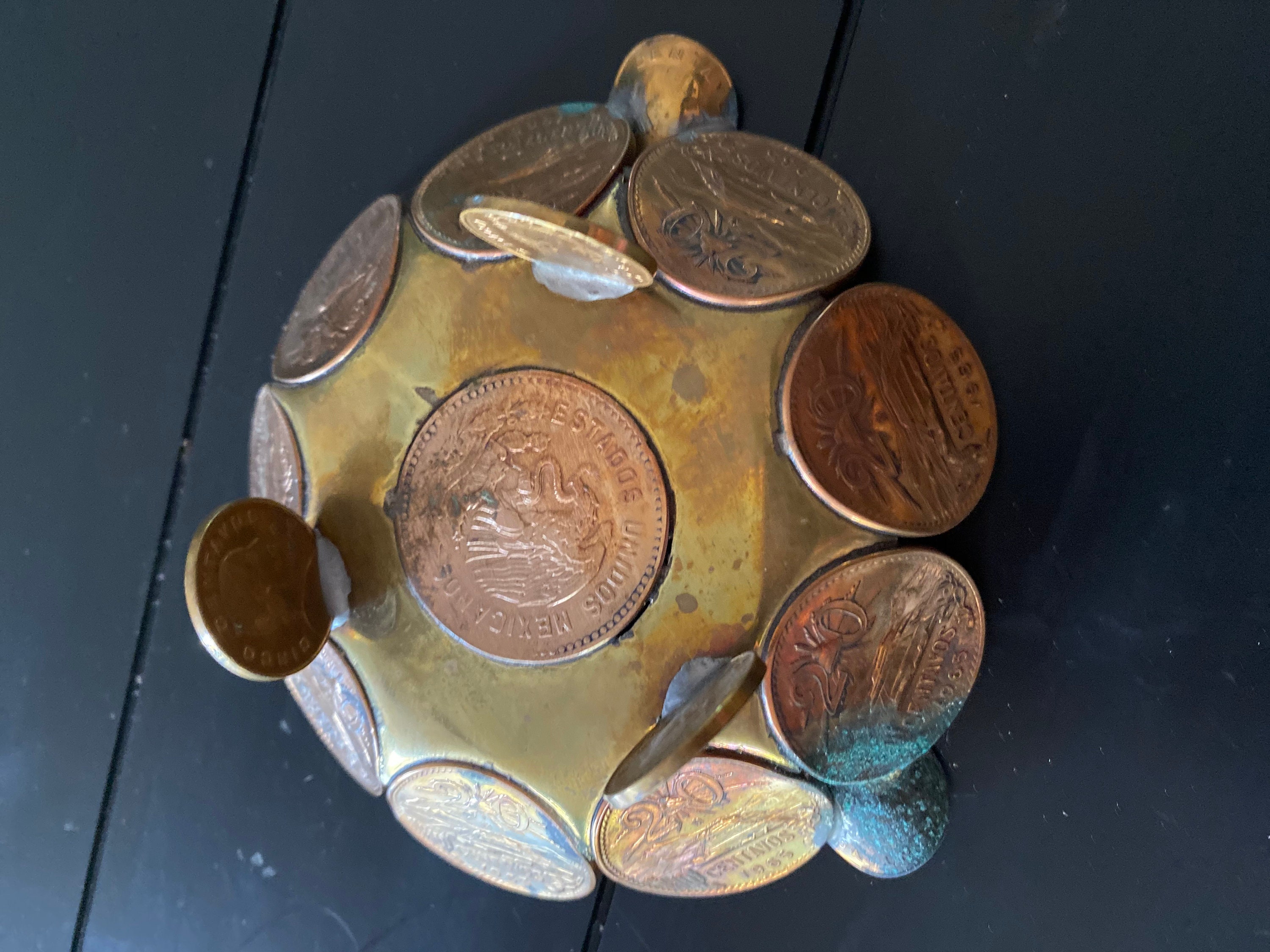 Vintage Coin Ashtray - Etsy