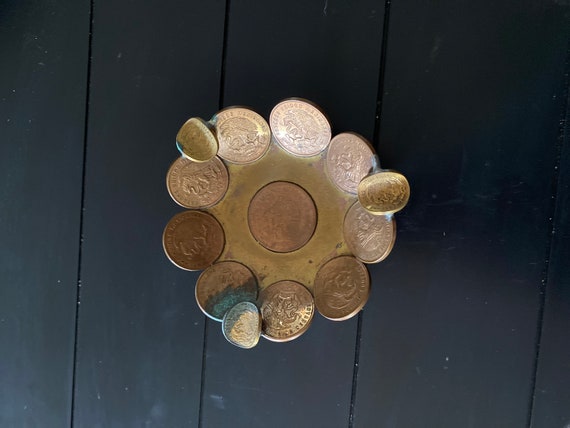 Vintage Coin Ashtray - Etsy