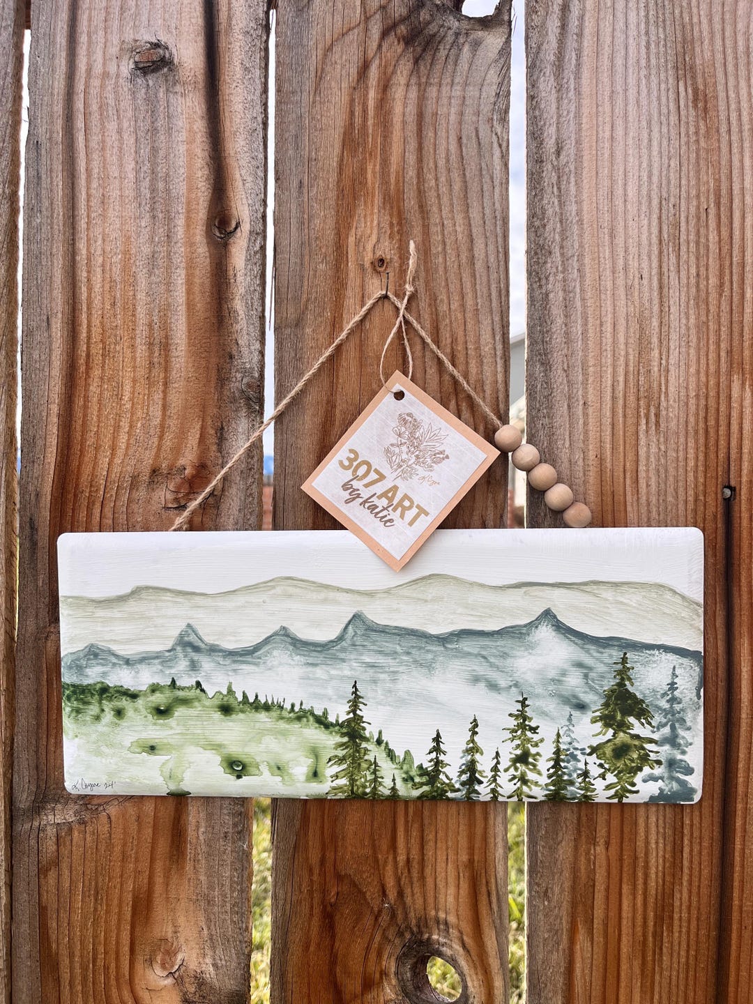 Wyoming Metal Sign Hand Painted Art - Etsy