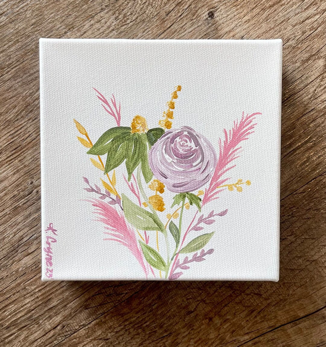 Miscarriage Flower Bouquet Painting - Etsy