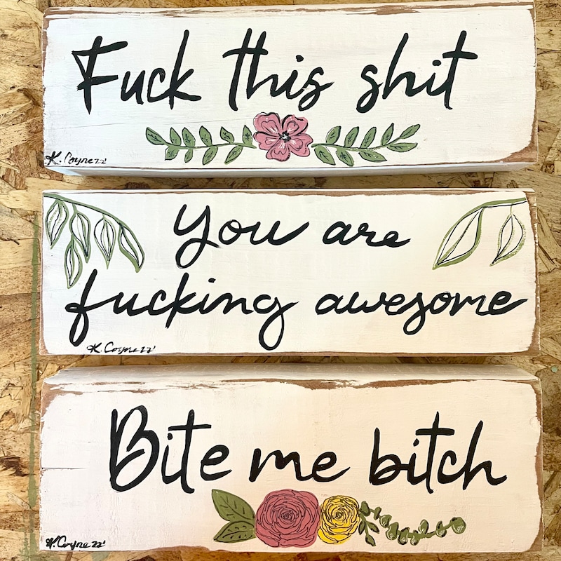 Inappropriate Sign - Etsy