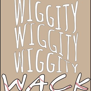 Baseball Png, Funny Baseball Graphic, Wiggity Wack - Etsy