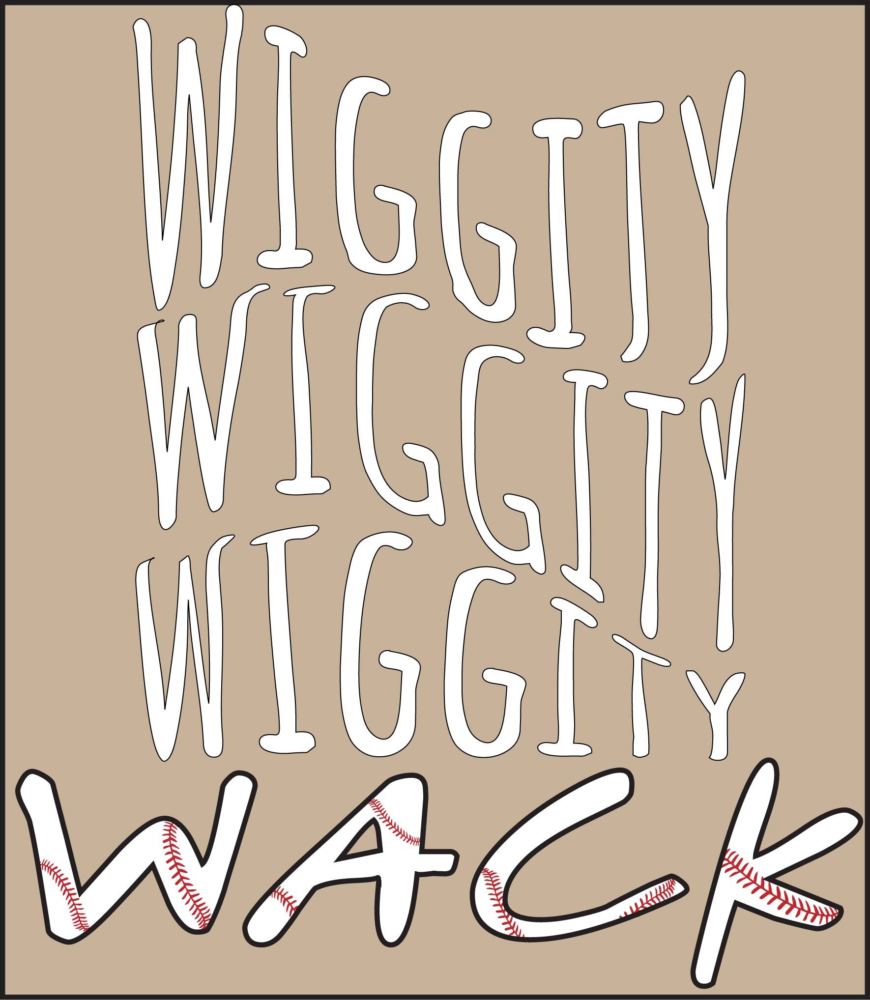 Baseball Png Funny Baseball Graphic Wiggity Wack - Etsy