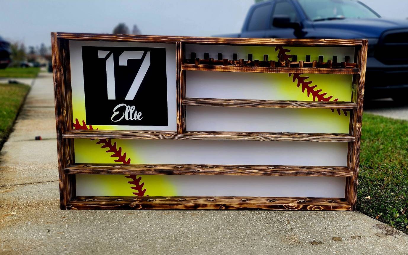 Softball Display, Softball Holder, Championship Ring Display, Home Run ...