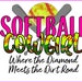 Softball Player Sublimation Graphic Ballpark Mama Png - Etsy