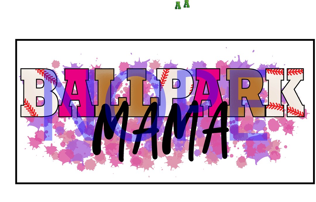 Ballpark Mama Png, Ballfield Mom, Baseball Mom, Sublimation Graphic - Etsy