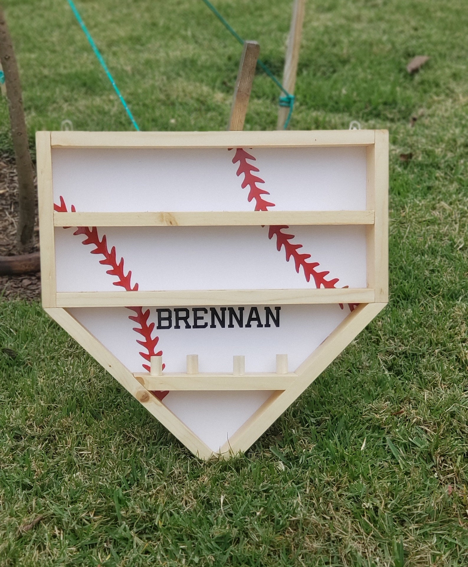 Baseball Display, Home Plate Ball Display, Champion Ring Display - Etsy