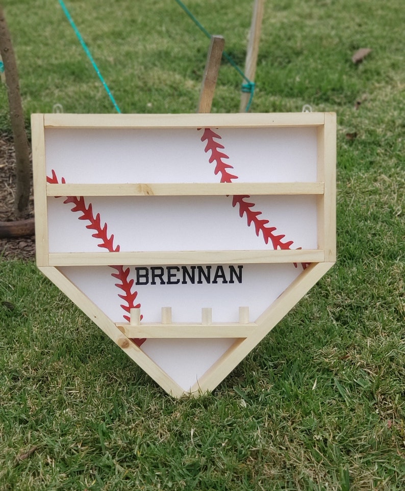 Baseball Display, Home Plate Ball Display, Champion Ring Display - Etsy