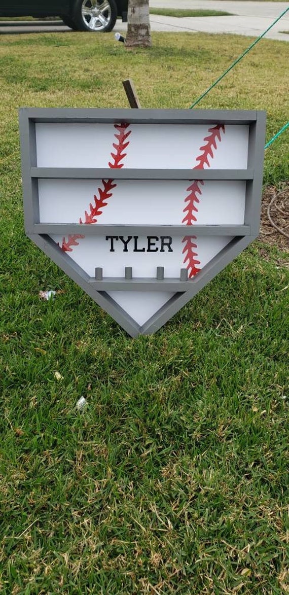 Baseball Display Home Plate Ball Display Champion Ring - Etsy