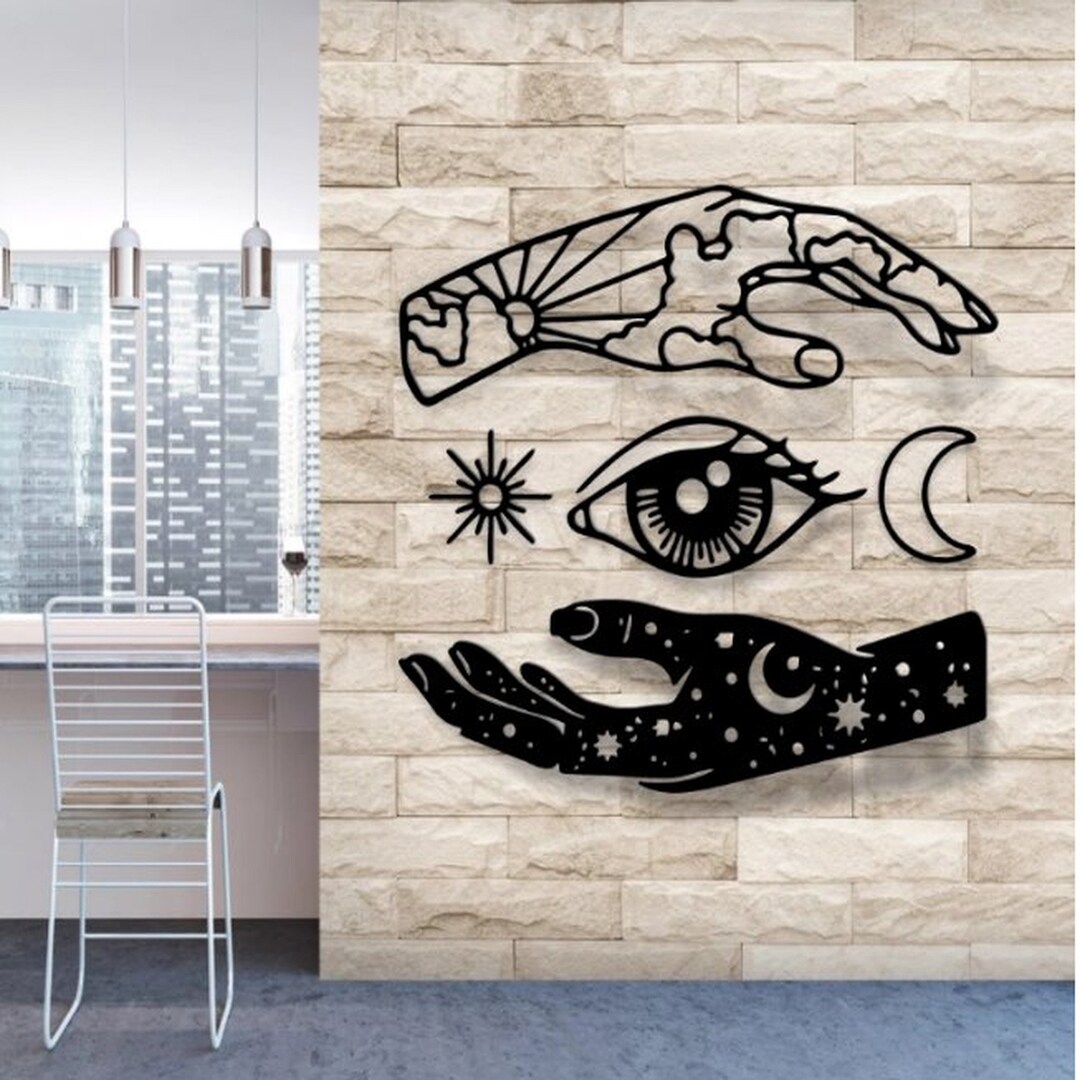 Hands and Eye File Cdr and Dxf Laser Cut Plasma - Etsy