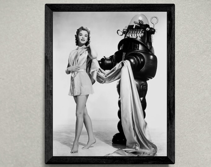 Anne Francis Forbidden Planet Photo, Robby the Robot Forbidden Planet ...