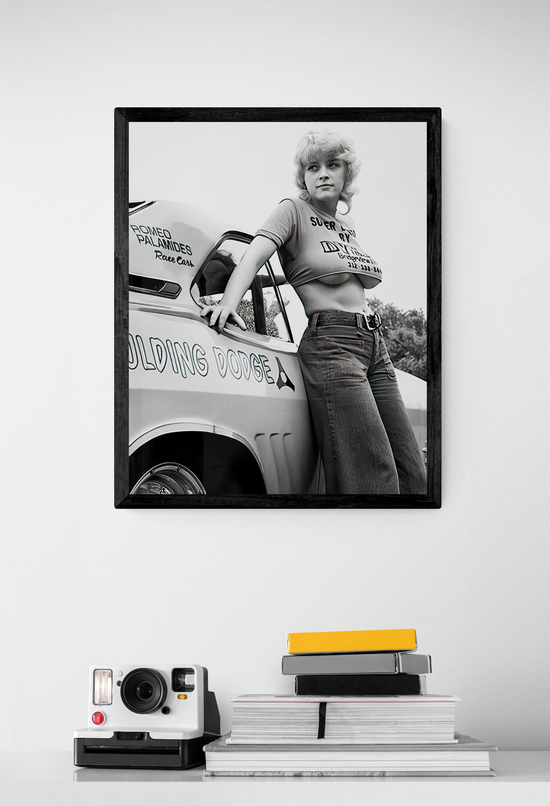 Dodge Girl Roberta Pedon Vintage Pinup Vintage Dodge Racing Pinup Girl