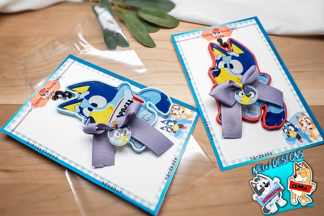 Personalized Bluey Backpack Tag - Custom Kids Bag Tag - Durable School ...