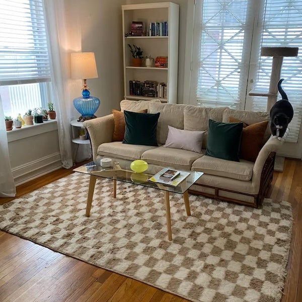 Checkerboard Rug - Etsy