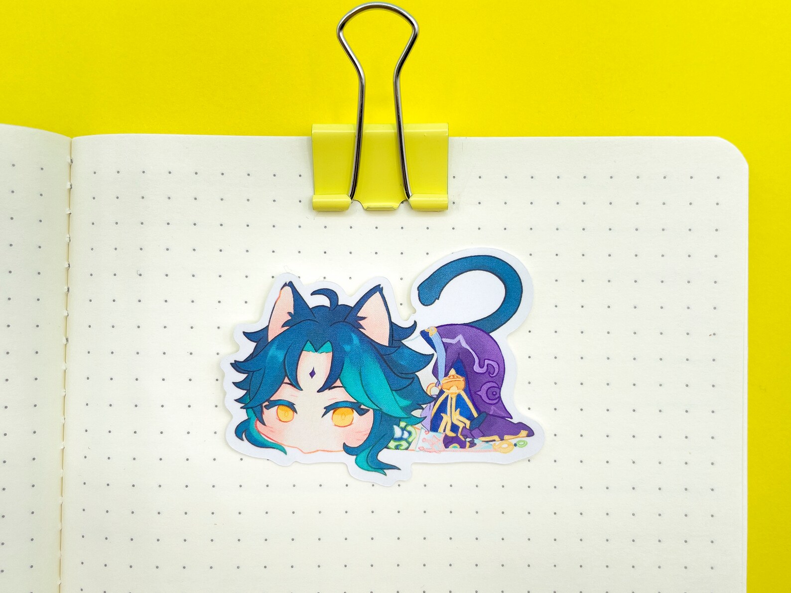 Genshin Impact Animal Stickers Liyue Characters // Zhongli, Xiao ...