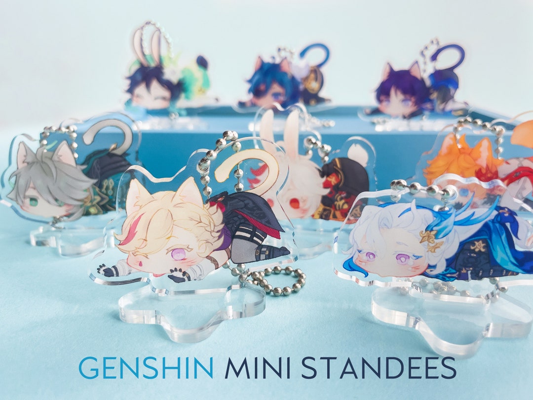 Genshin Impact Mini Acrylic Standee / Charms - Etsy