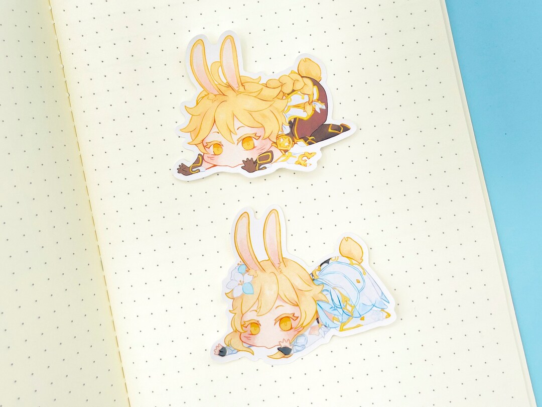 Genshin Impact Animal Stickers - Travelers // Aether, Lumine // Vinyl ...