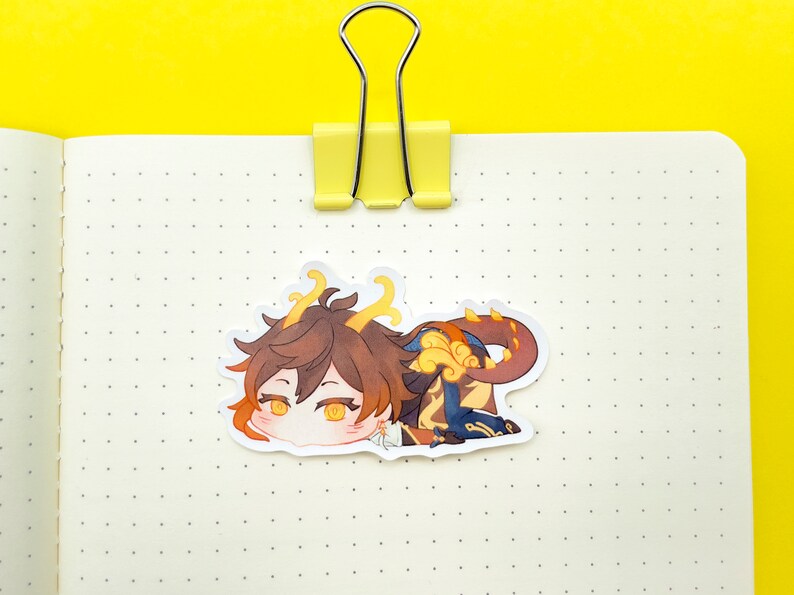 Genshin Impact Animal Stickers Liyue Characters // Zhongli, Xiao ...
