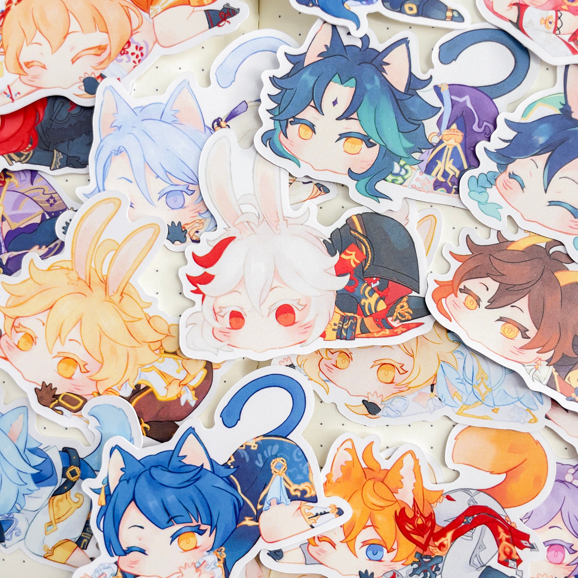 Genshin Impact Sticker Packs Bundle Gacha Vinyl Sticker Chibi Sale - Etsy