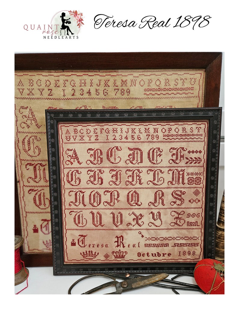 Pdf* Teresa Real 1898 Cross Stitch Pattern - Etsy