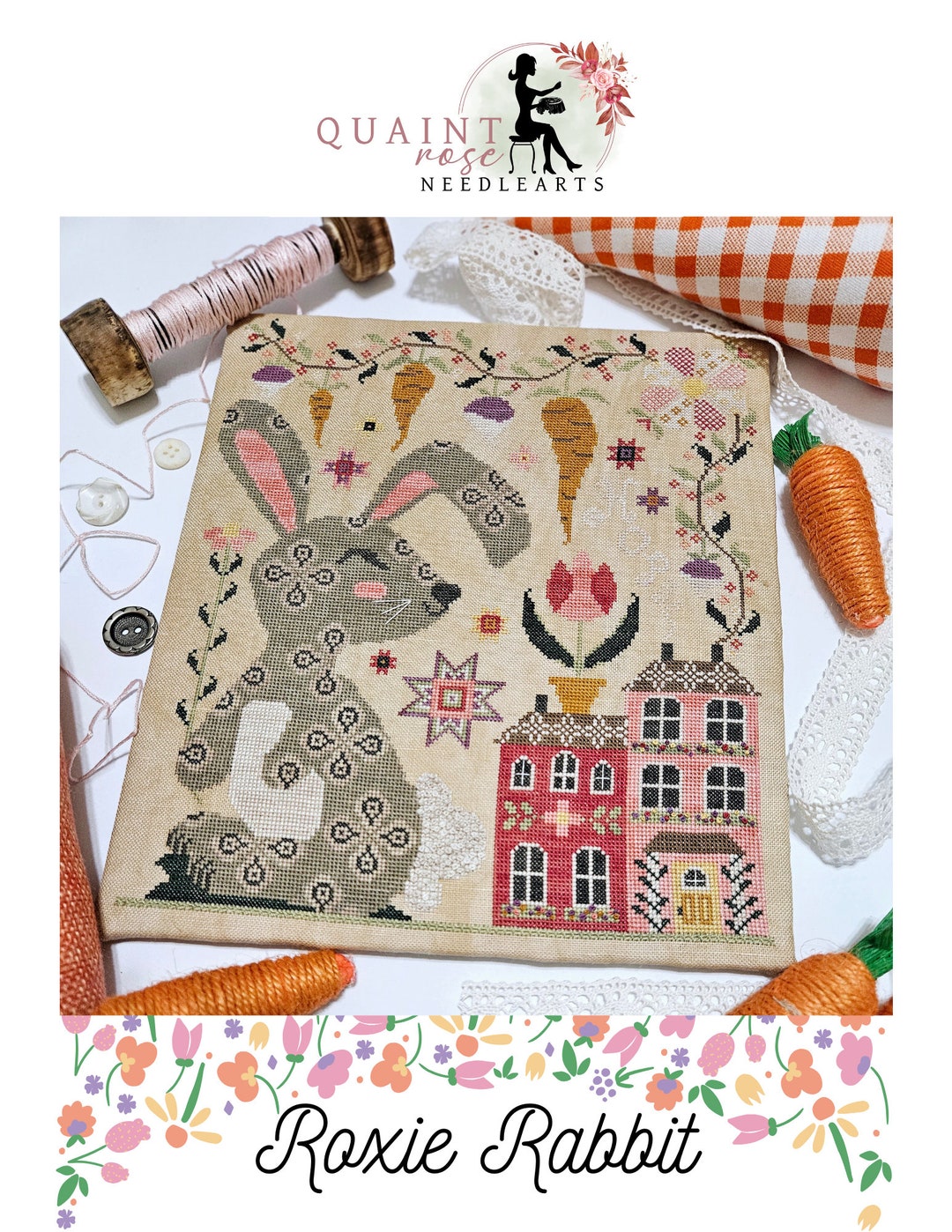 PDF* Roxie Rabbit Cross Stitch Pattern - Etsy