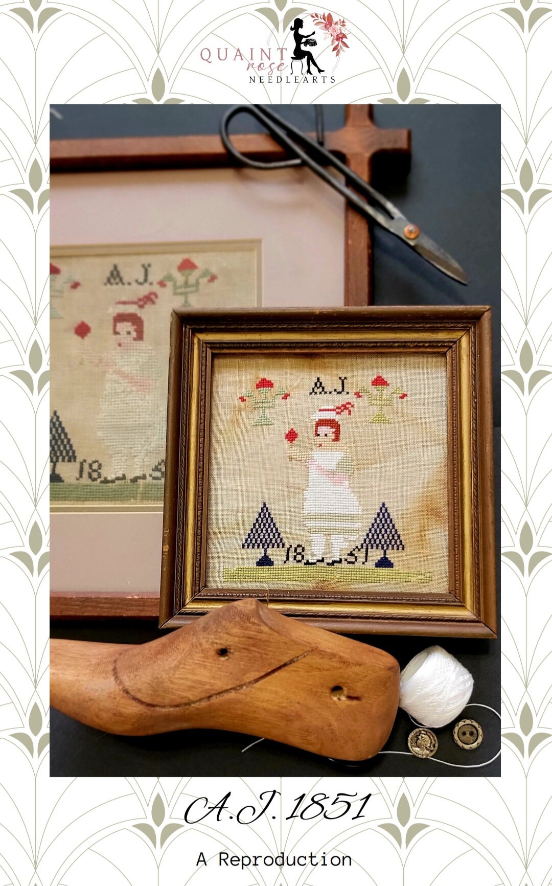 PDF* A.J. 1851 Cross Stitch Pattern - Etsy