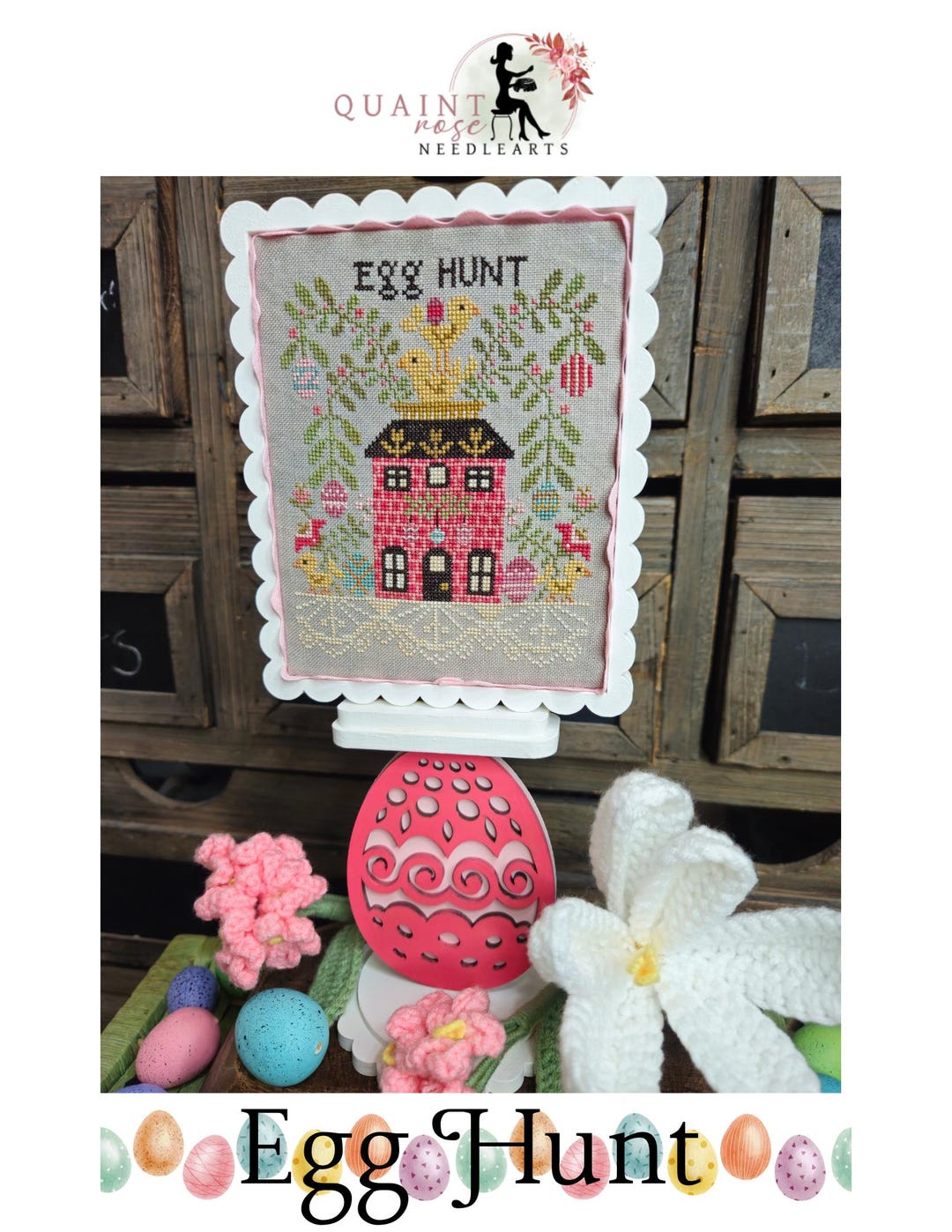 Pdf* Egg Hunt Cross Stitch Pattern - Etsy