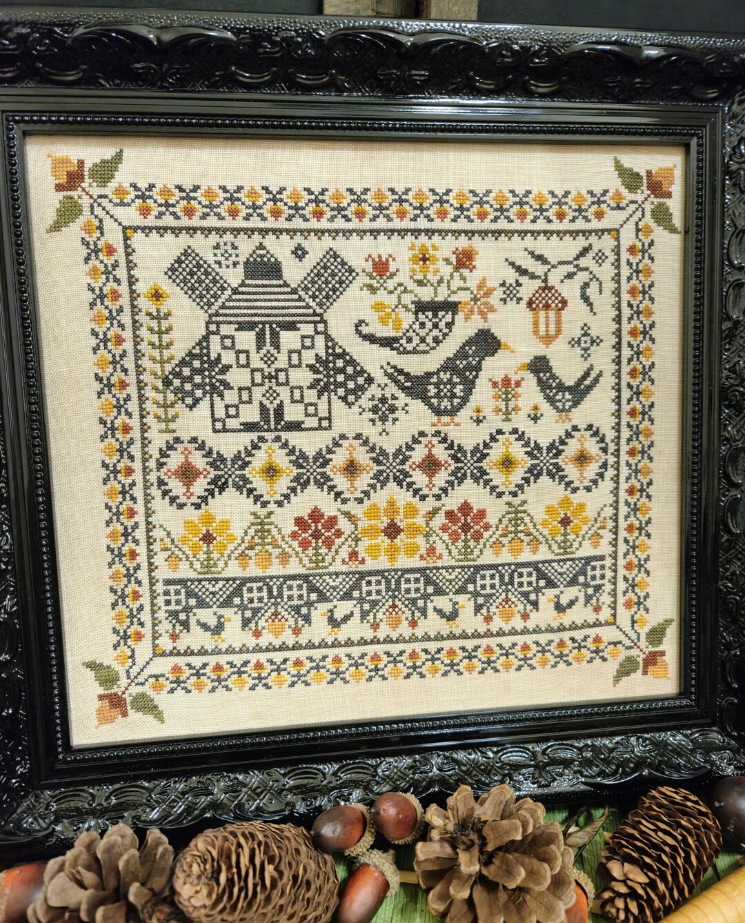 Pdf* Quaint Quakers #3 Fall Cross Stitch Pattern - Etsy