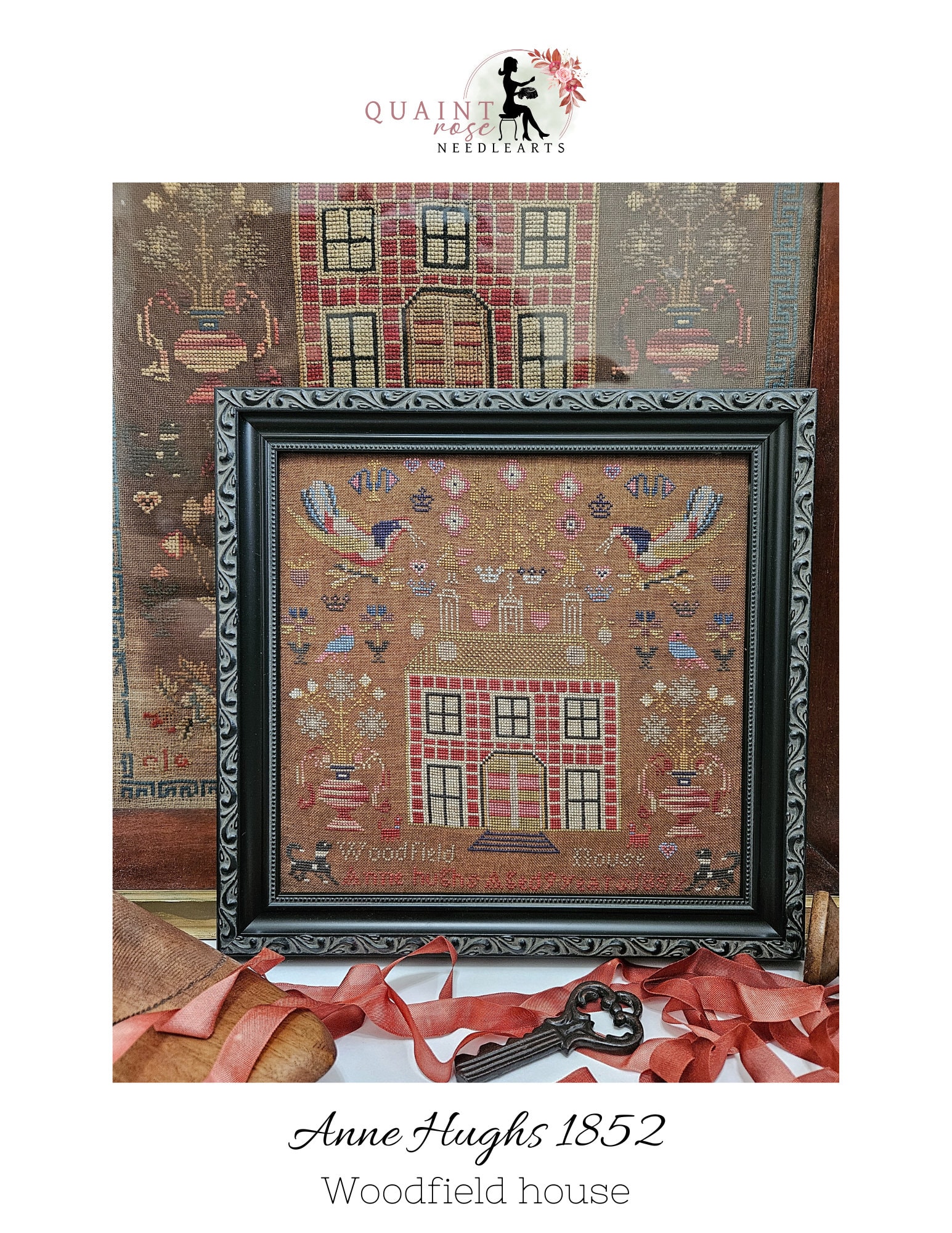 Pdf* Anne Hughs 1852 - Woodfield House Cross Stitch Pattern - Etsy