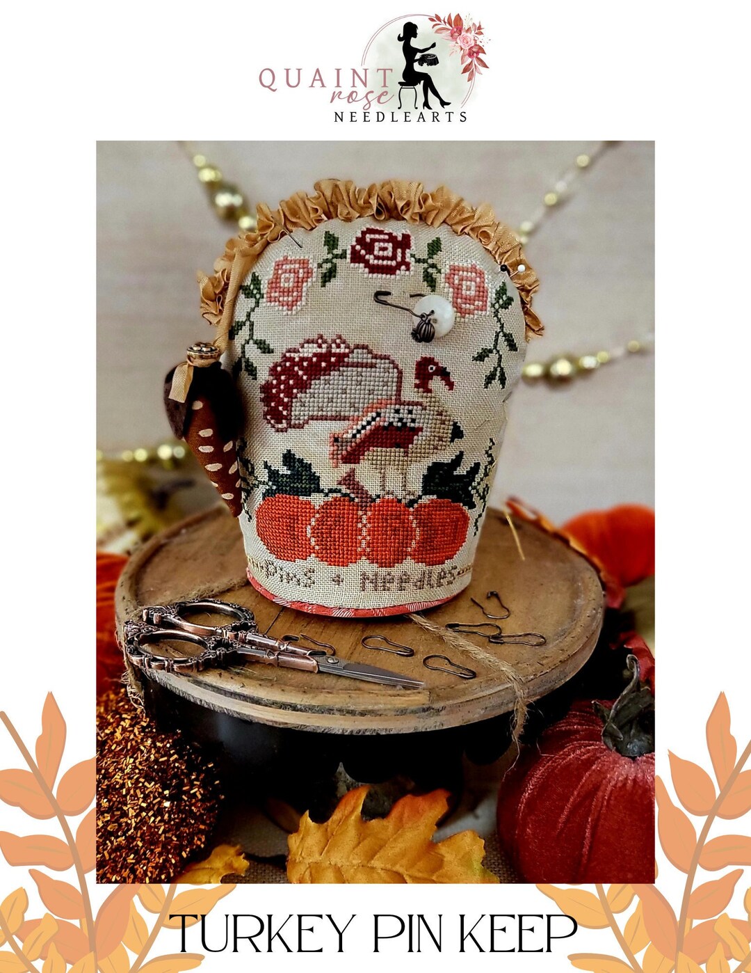 PDF* Turkey Pin Keep Cross Stitch Pattrn - Etsy